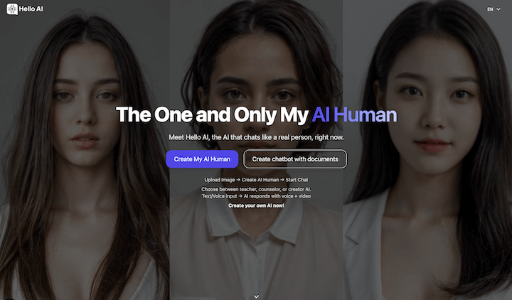 Hello AI - Conversational Digital Human